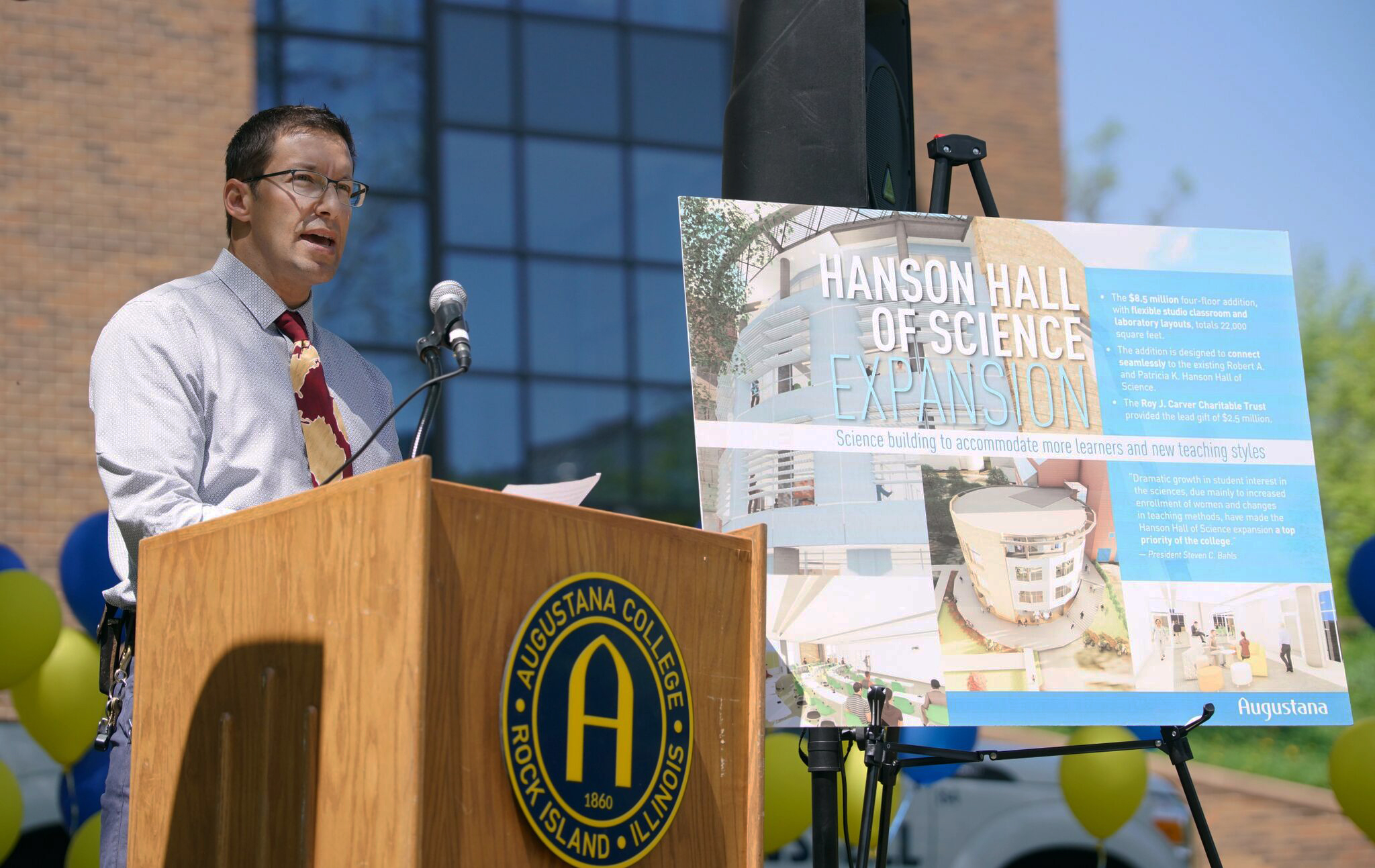 Photo gallery: Hanson Hall of Science expansion groundbreaking ...